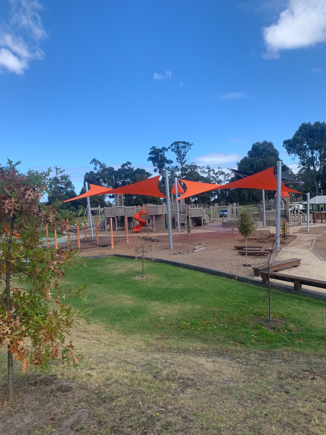 Mono Hypar Umbrella Shade Sails - Burden Park Playground