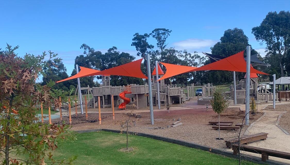 Mono Hypar Umbrella Shade Sails - Burden Park Playground