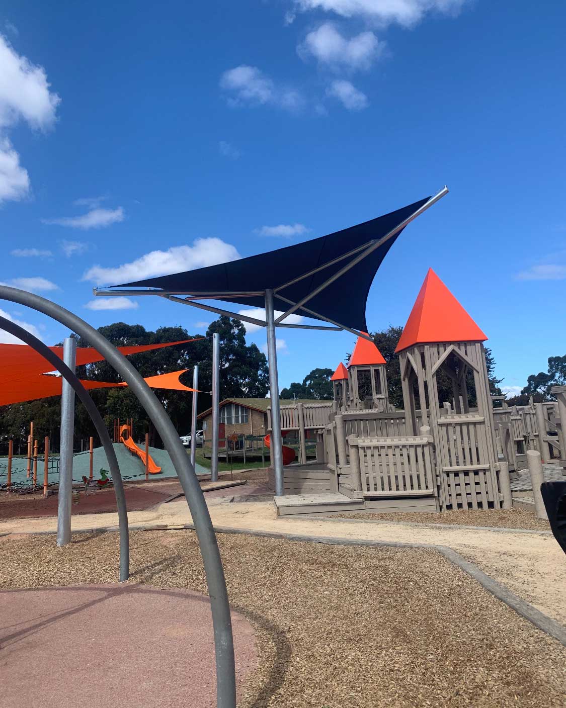 Mono Hypar Umbrella Shade Sails - Burden Park Playground